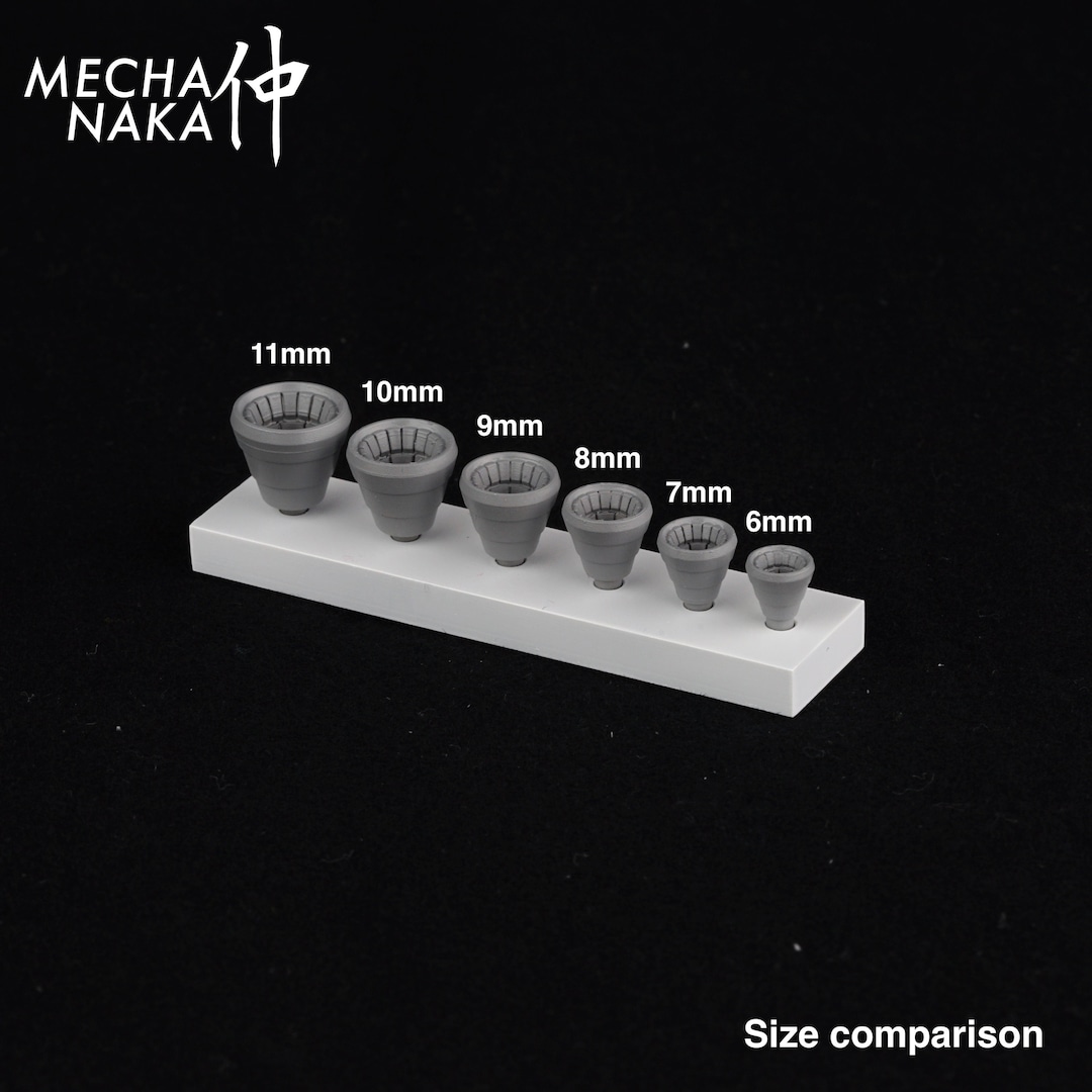 Vernier Detail Pack (by Size) for 1/144 & 1/100 Scale Mecha Model Kits ...