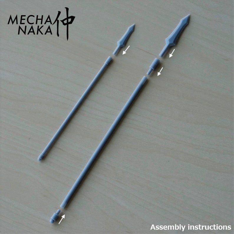 Miniature Spear for 1/144 & 1/100 Scale Mecha Model Kits - Etsy