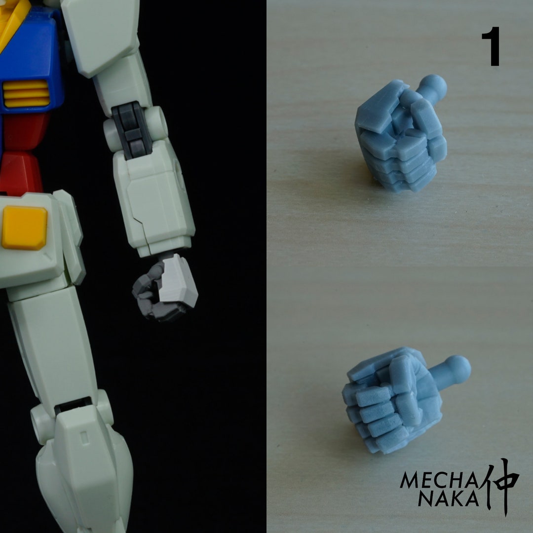 HG Hands (10 Types Choose 2) for 1/144 & 1/100 Scale Mecha Model Kits ...