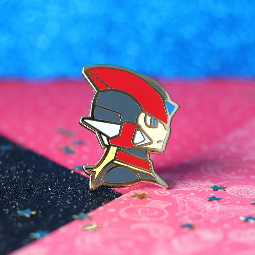 Megaman Zero Enamel Pin Gold Gift Idea Birthday Valentines - Etsy