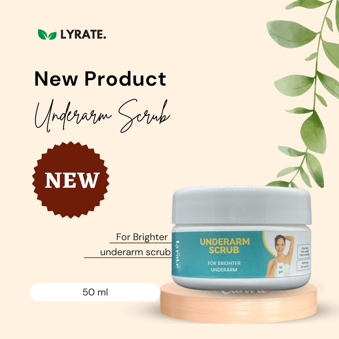 LYRATE Underarm Scrub for Bikini Area, Neck, Hip, Thigh, Intimate Area ...