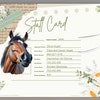 Printable Horse Records Book, Horse Stable Sheet Pack, Horse Stable ...