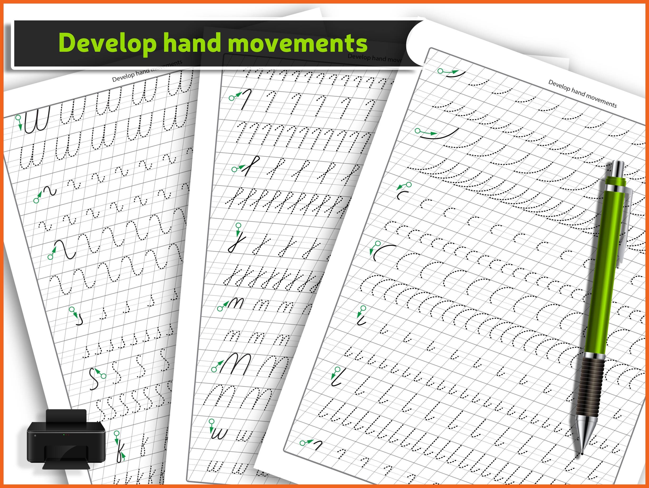 Cursive Handwriting Practice Sheets With 75 Pages Includes Letters