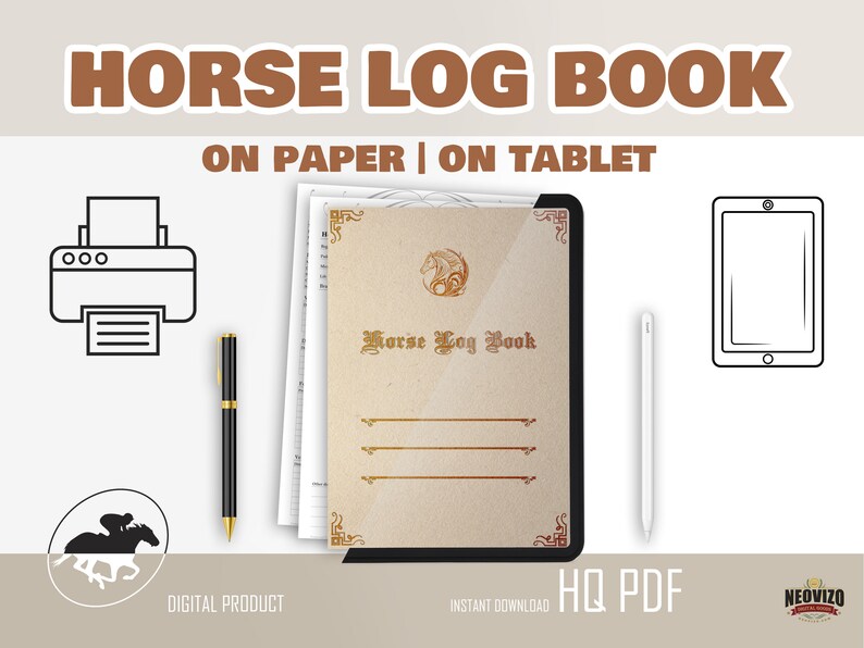 Printable Horse Records Book Horse Stable Sheet Pack Horse - Etsy