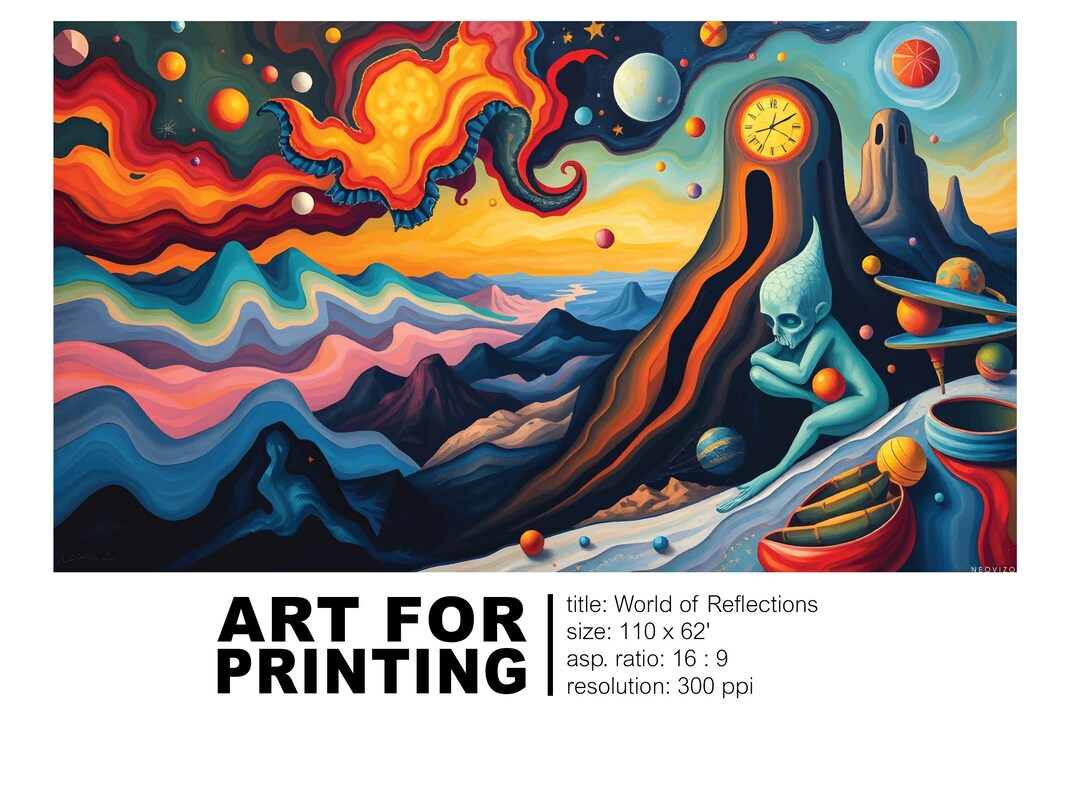 Bright Colors 16x9 Wall Art Canvas Art Prints Extra Large Canvas Art ...