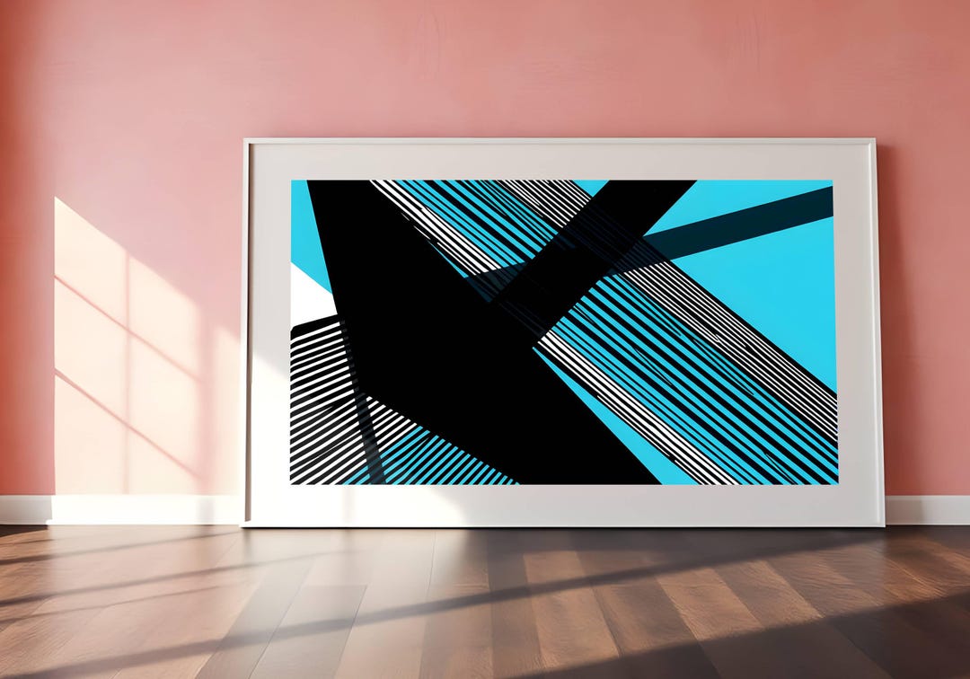 Abstract Large Wall Art 16x9 Prints for Living Room Trendy Wall Art ...