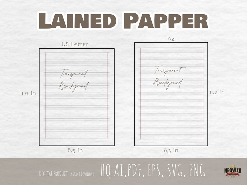Special Lined Paper for Easy Learning of Cursive Handwriting. Included ...