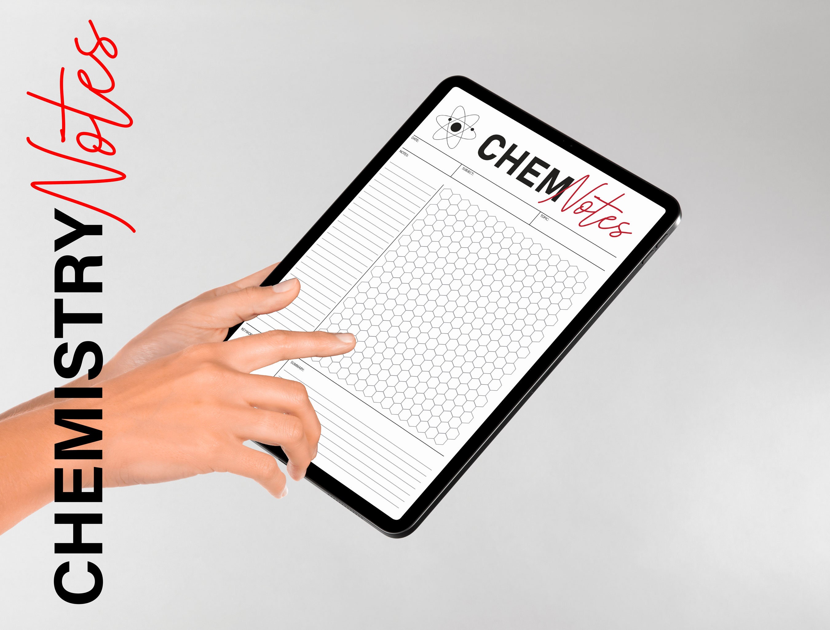 Chemistry Note Paper, Printable Chemistry Note Paper, Digital Chemistry ...