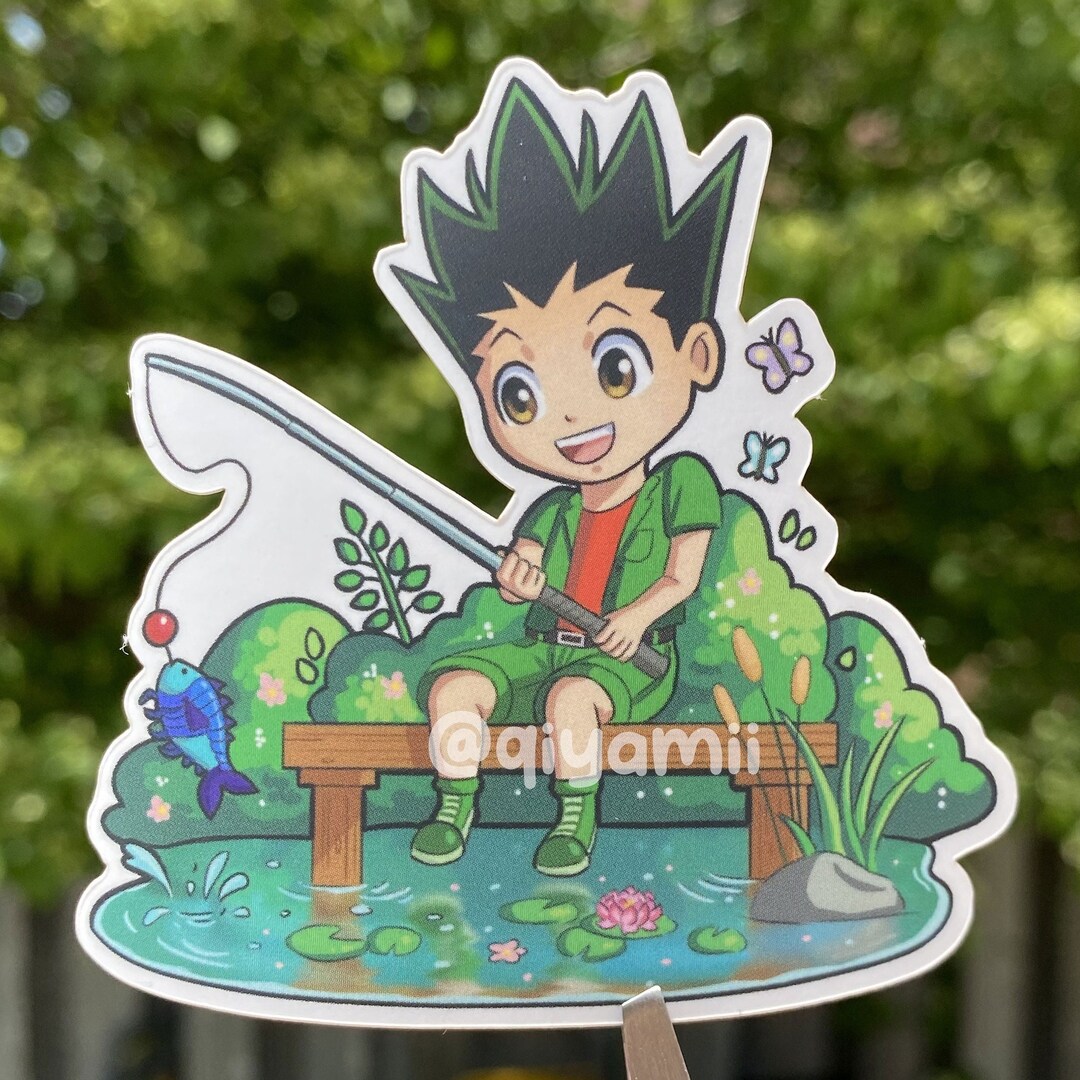 Springtime GON Sticker 2.5-3in Hxh Anime Stickers Matte - Etsy