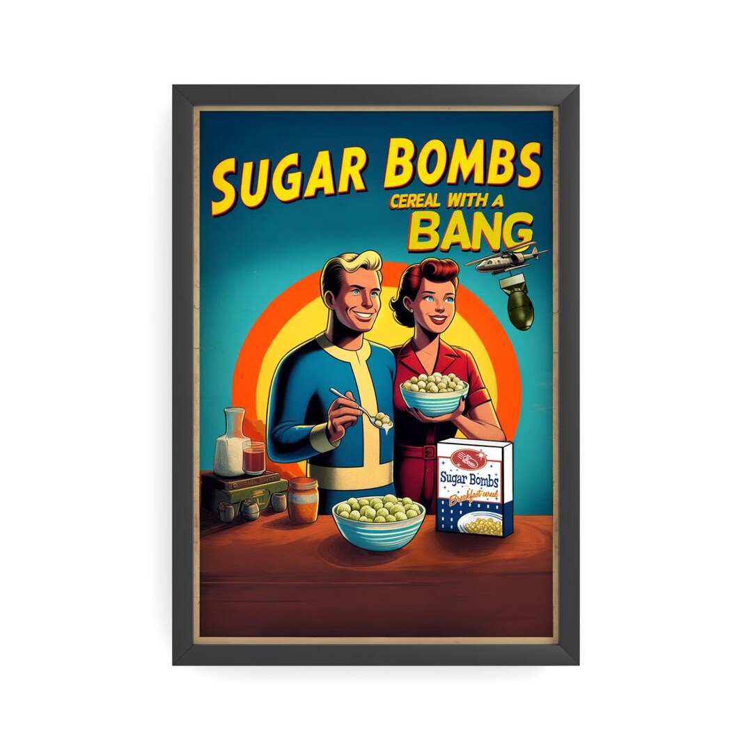 Fallout Sugar Bombs Framed Poster - Etsy