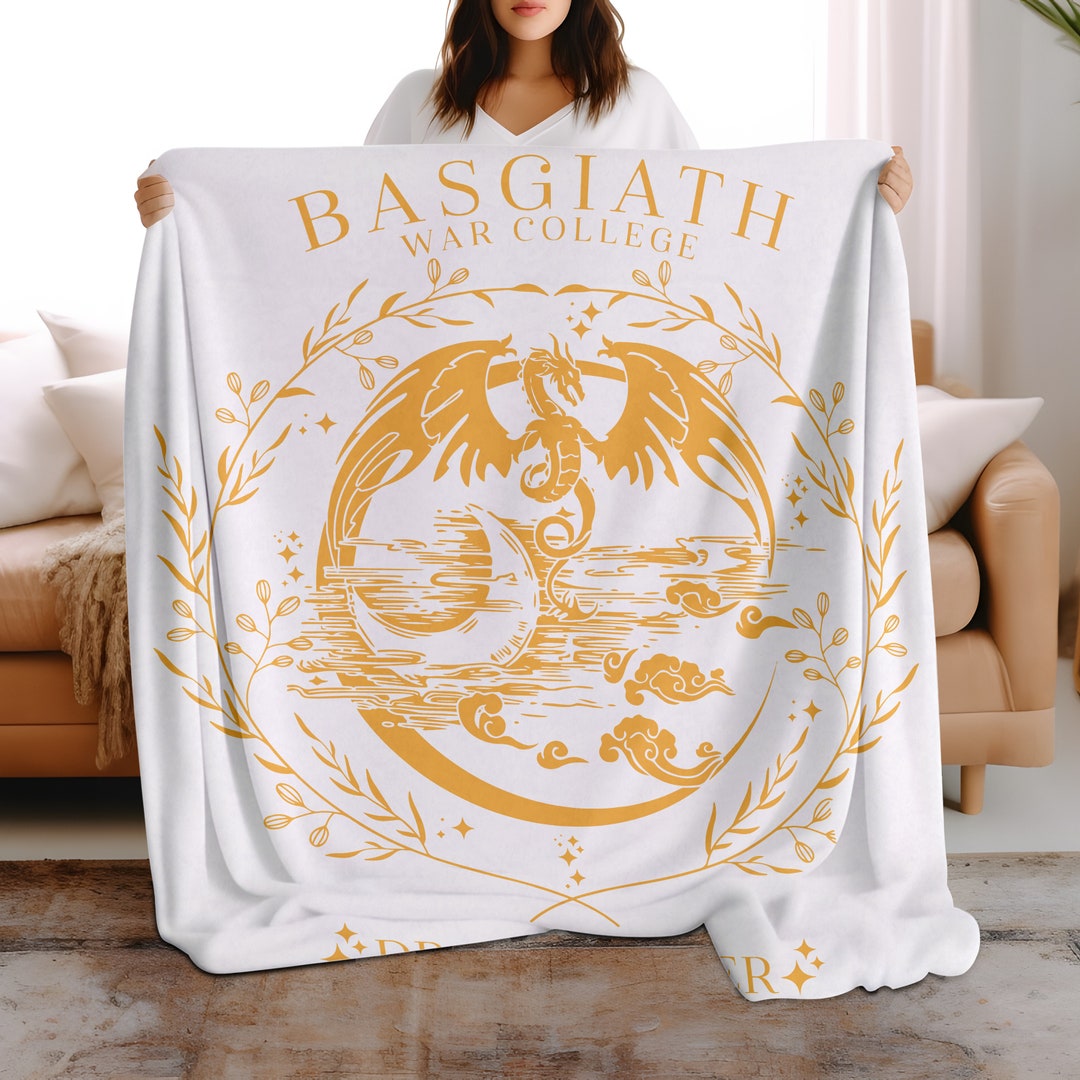 Fourth Wing Merch Blanketbasgiath War College Scribe - Etsy