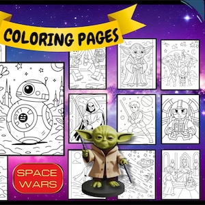 r2d2 coloring page easy
