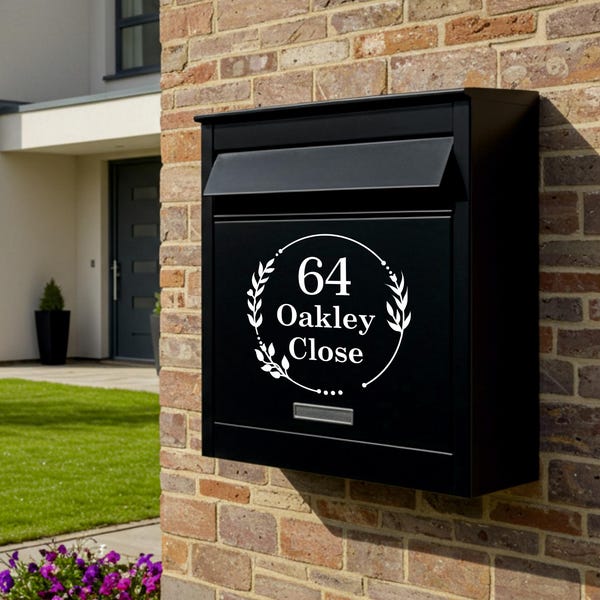 Vinyl Letterbox Stickers - Etsy