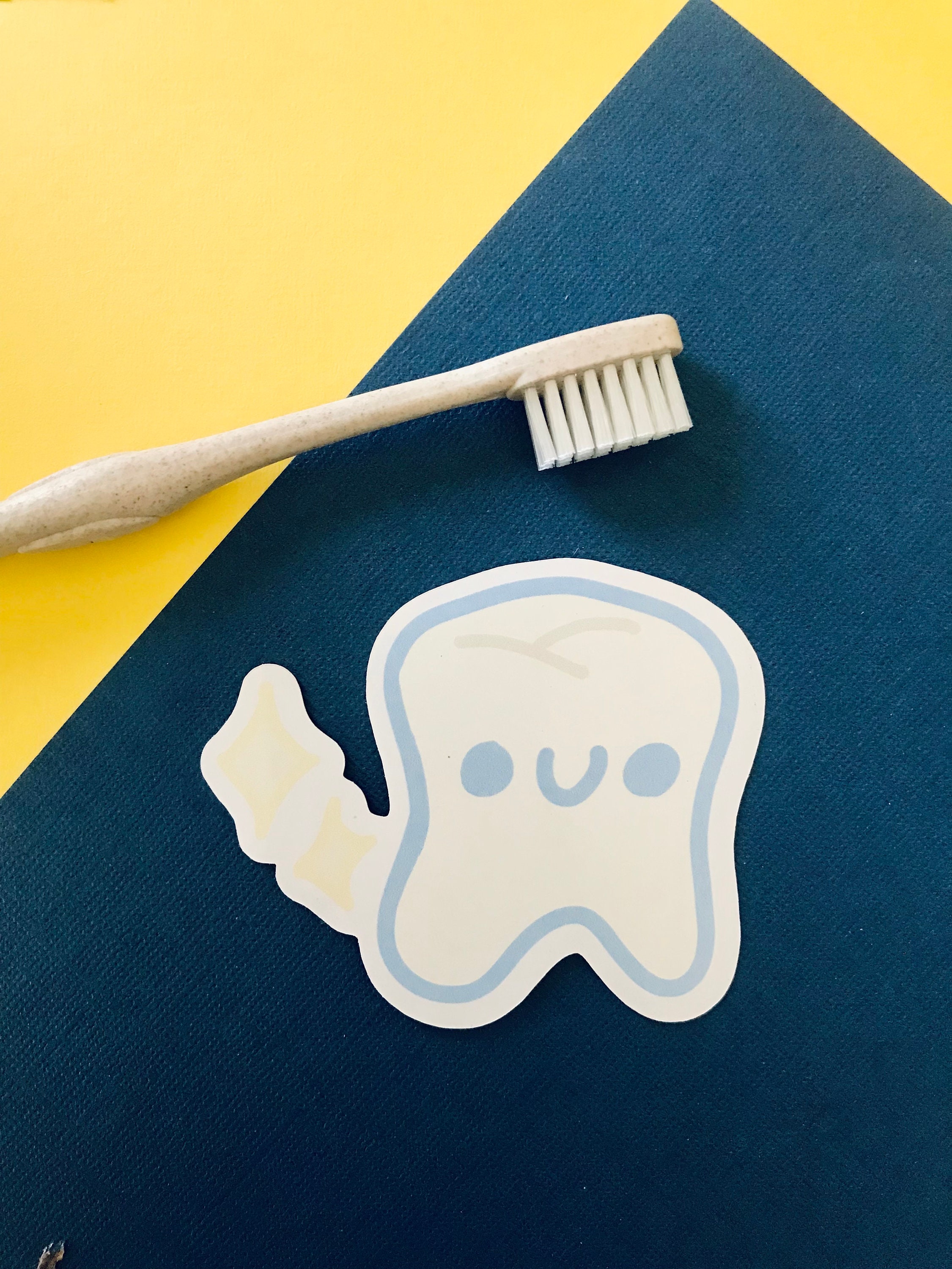 Cute Tooth Sticker// Homemade Stickers// DIY// - Etsy