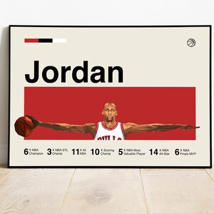 Michael Jordan Wings Poster Download - Etsy