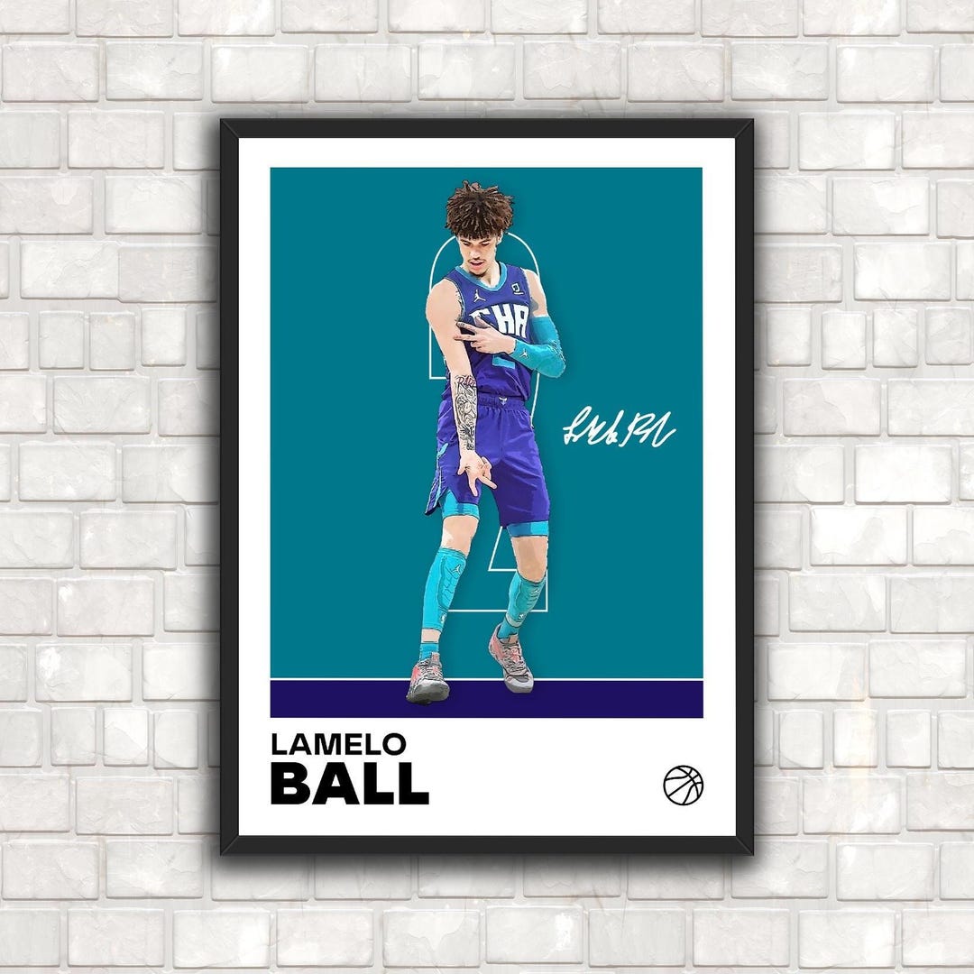 Lamelo Ball Poster - Perfect for Fans! • Lamelo Artwork, Minimalist ...