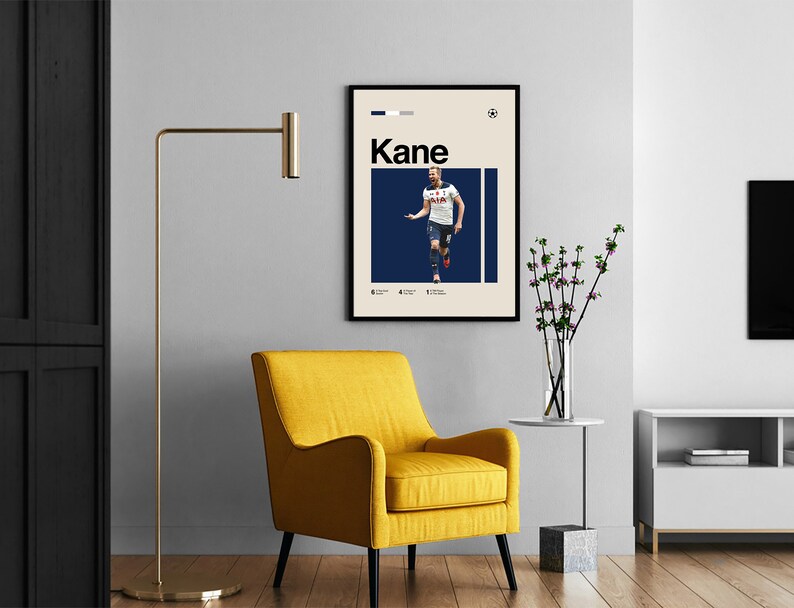 Harry Kane Poster - Perfect for Fans! • Tottenham Hotspur Print ...