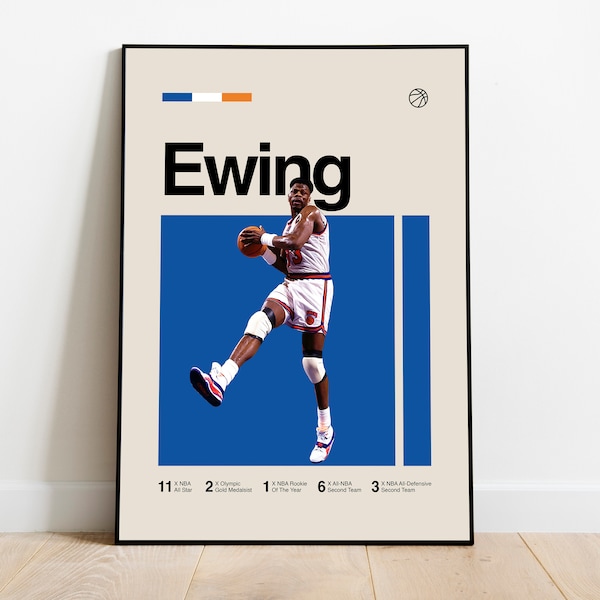 Patrick Ewing - Etsy