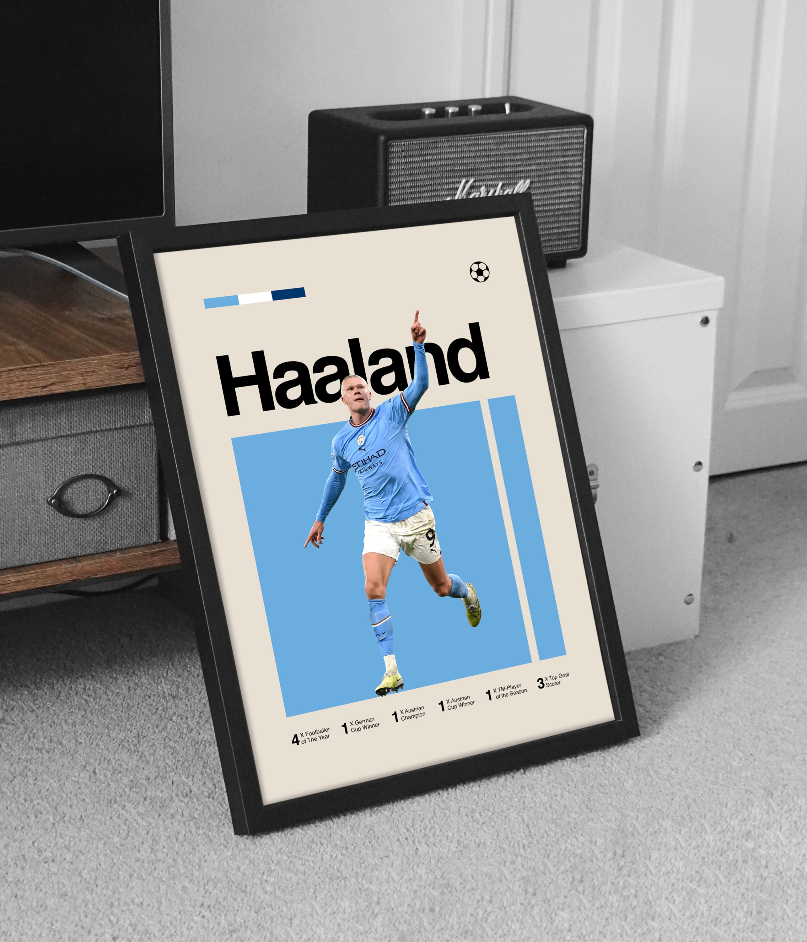 Erling Haaland Poster Perfect for Fans Manchester City - Etsy Australia