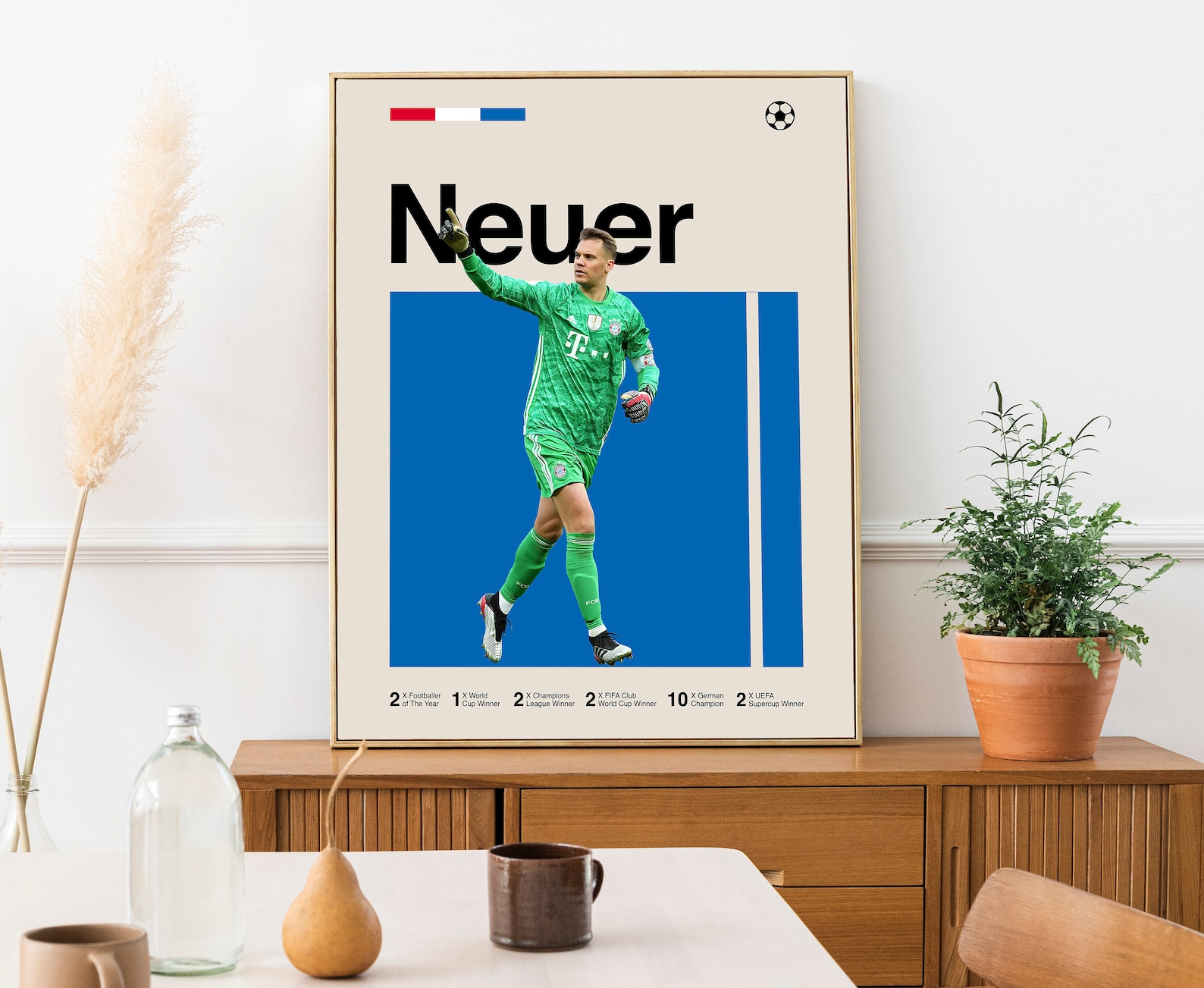 Manuel Neuer Poster- Perfect for Fans! • FC Bayern Munich, Minimalist ...