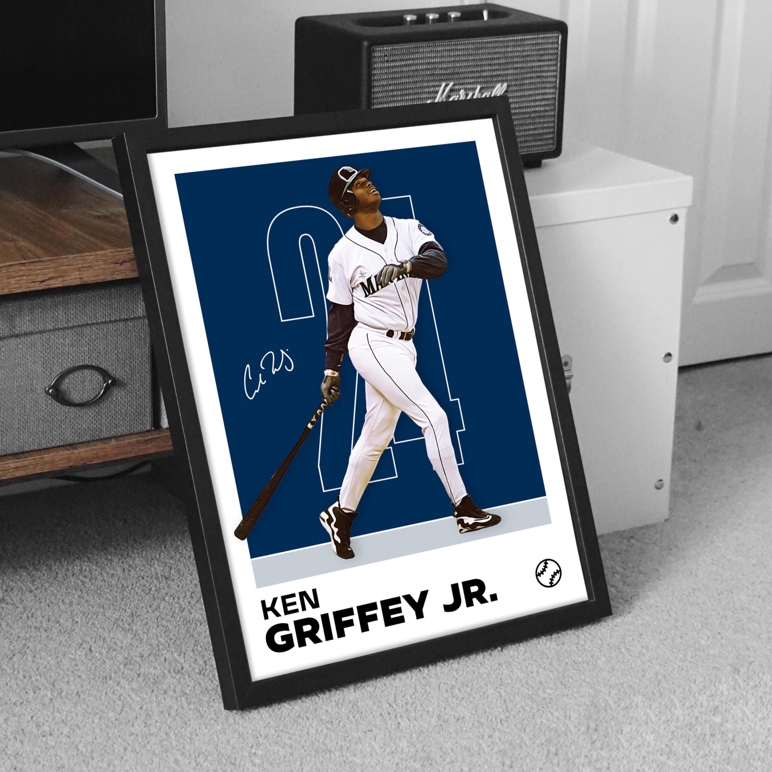 Ken Griffey Jr. Poster - Minimalist Baseball Art Print for Fans ...