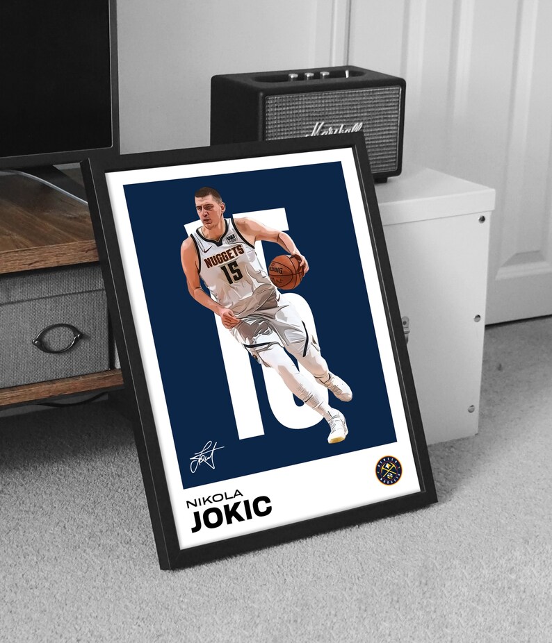Nikola Jokic Poster - Perfect for Fans! - NBA Denver Nuggets, 11x14 ...