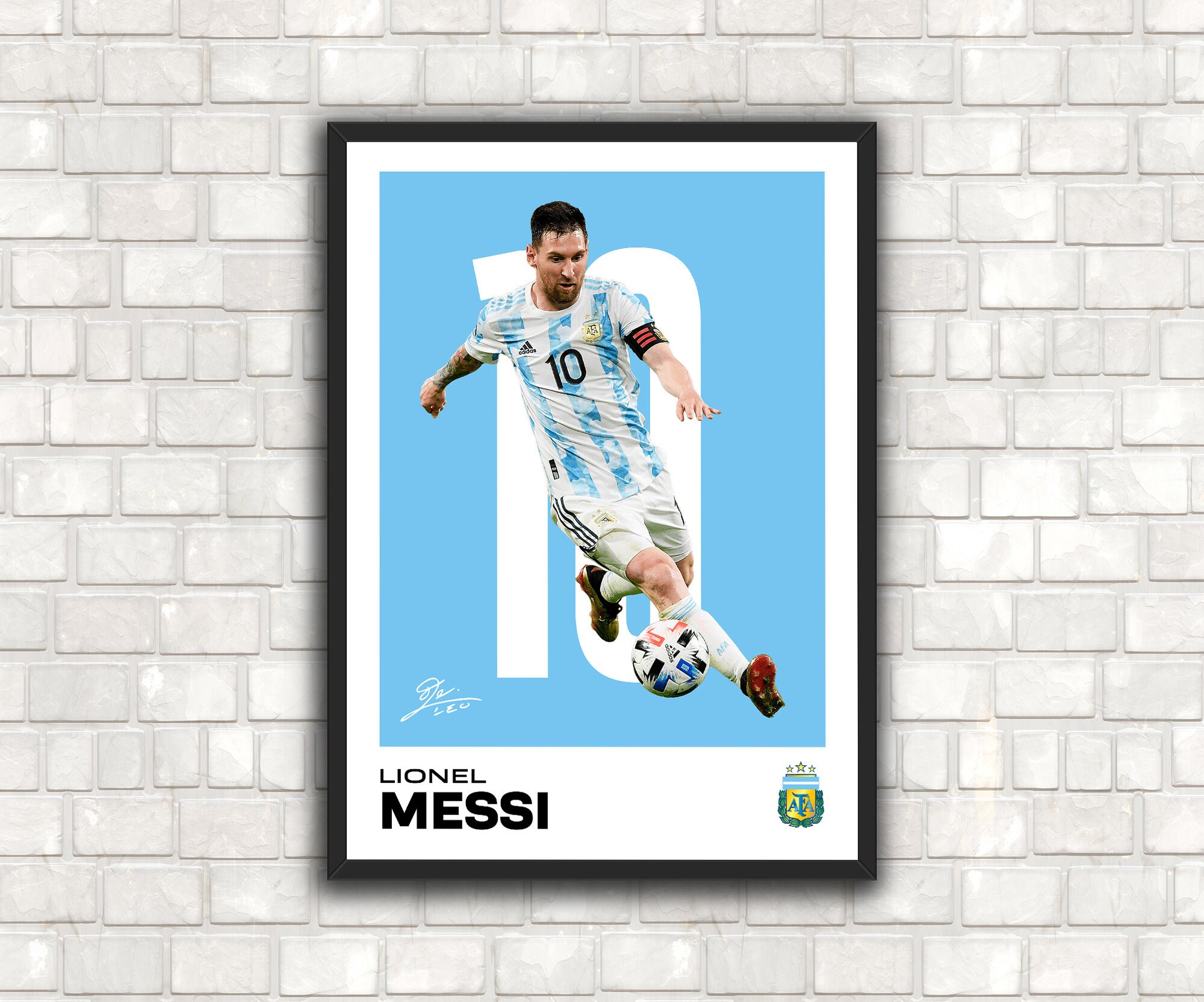 Lionel Messi Poster - Perfect for Fans! - Argentina Football, 11x14 ...