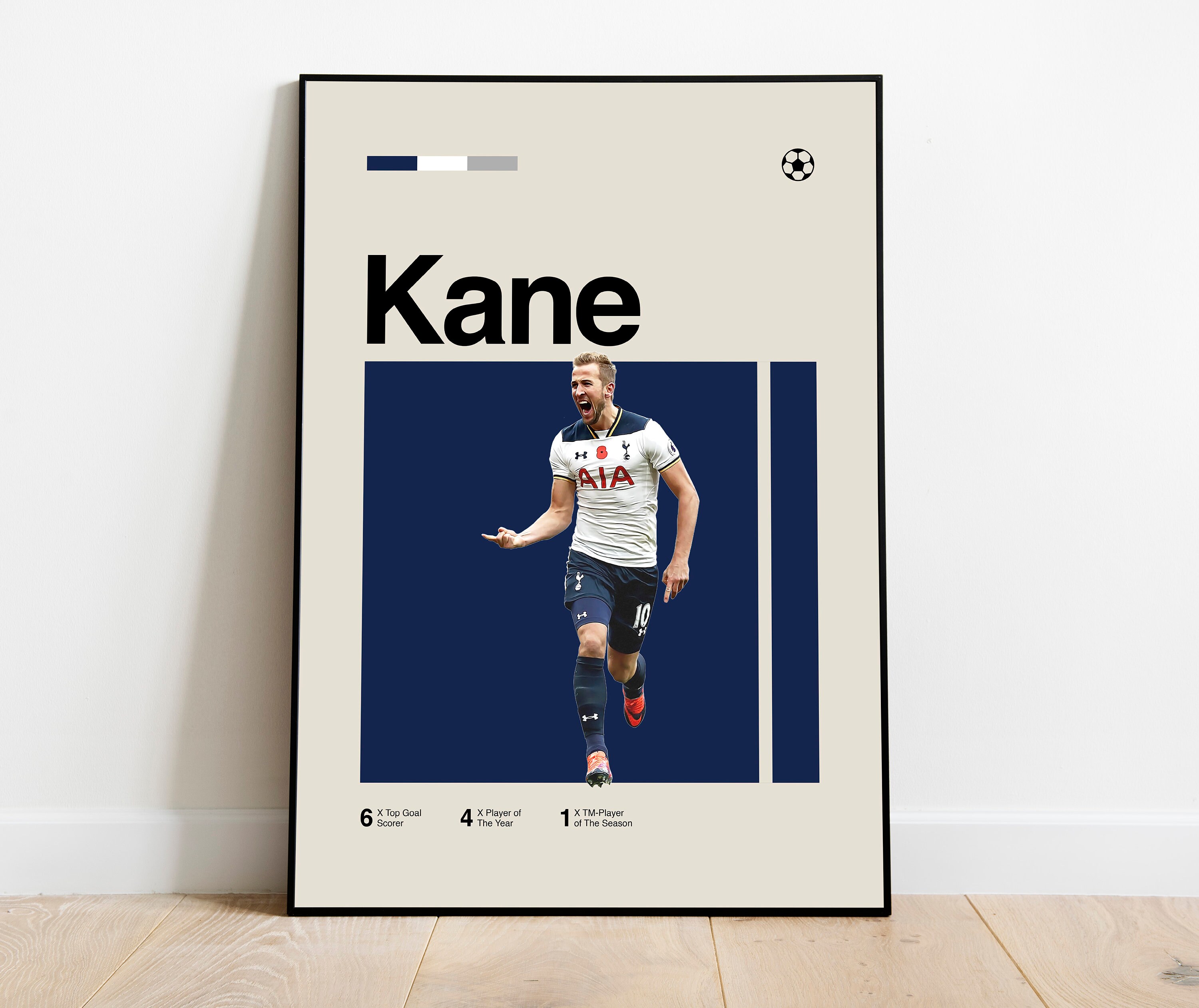Harry Kane Poster - Perfect for Fans! • Tottenham Hotspur Print ...