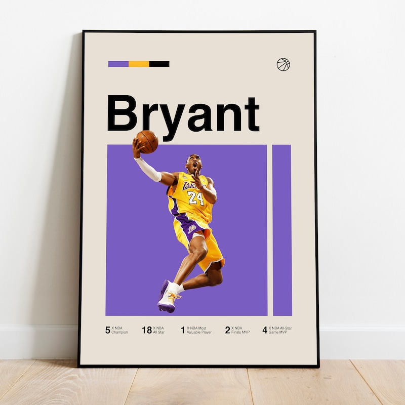 Kobe Bryant Poster - Etsy