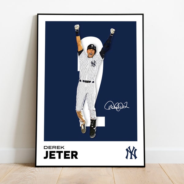 Derek Jeter Poster - Etsy