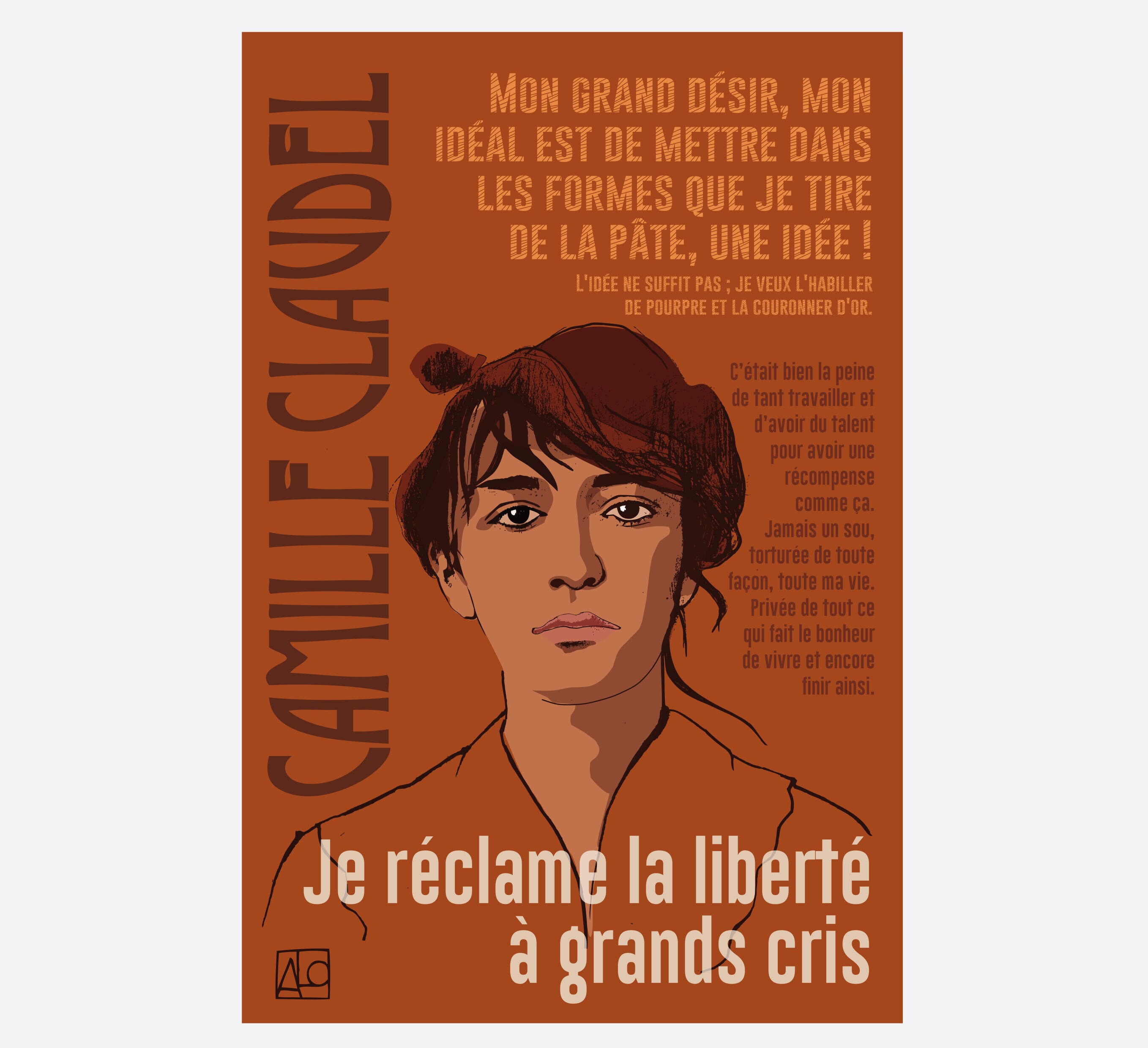 Poster Camille Claudel Format A2 Fine Art - Etsy