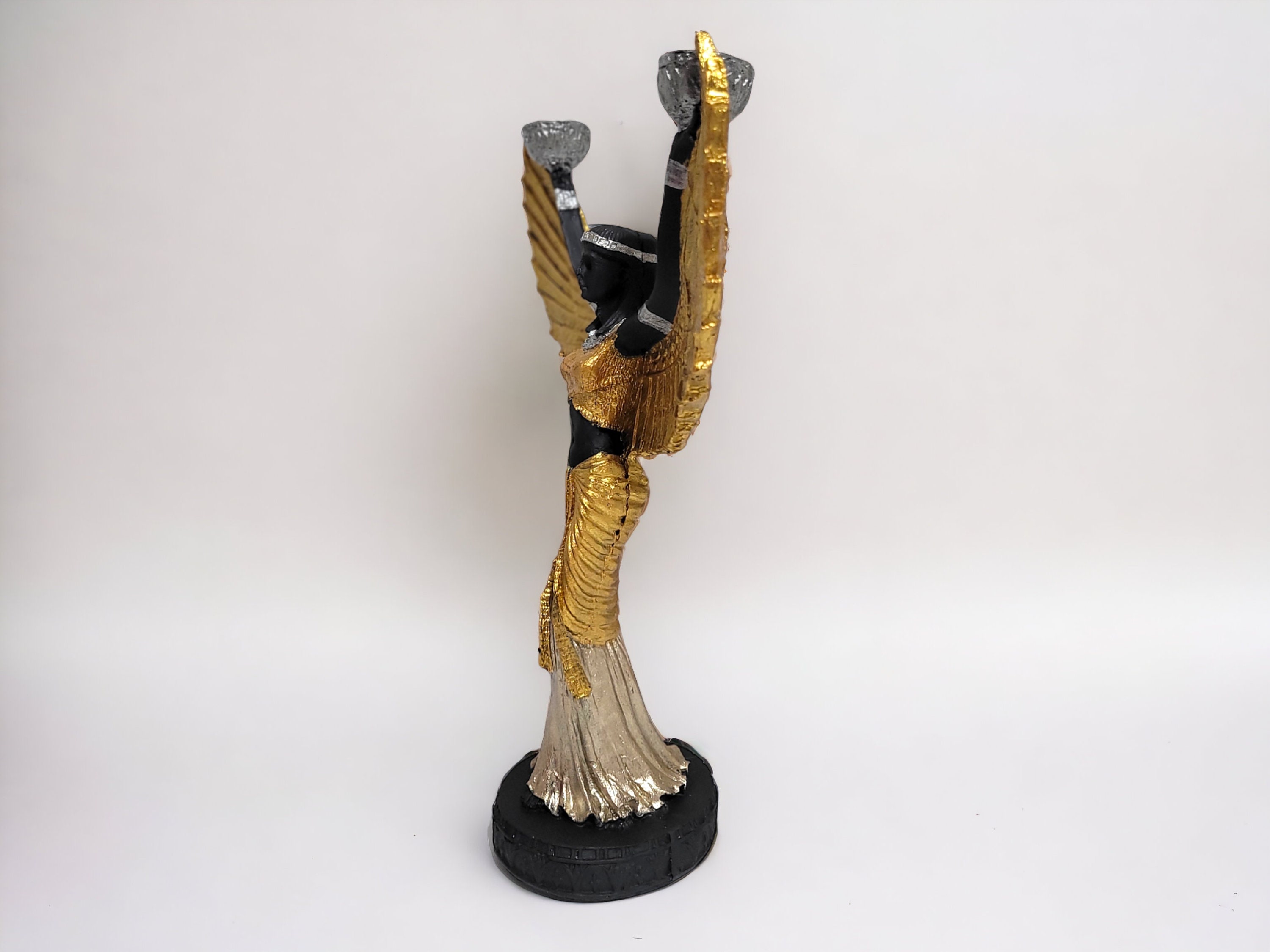 Estatua de la diosa egipcia Isis / Estatua de resina hecha a mano ...