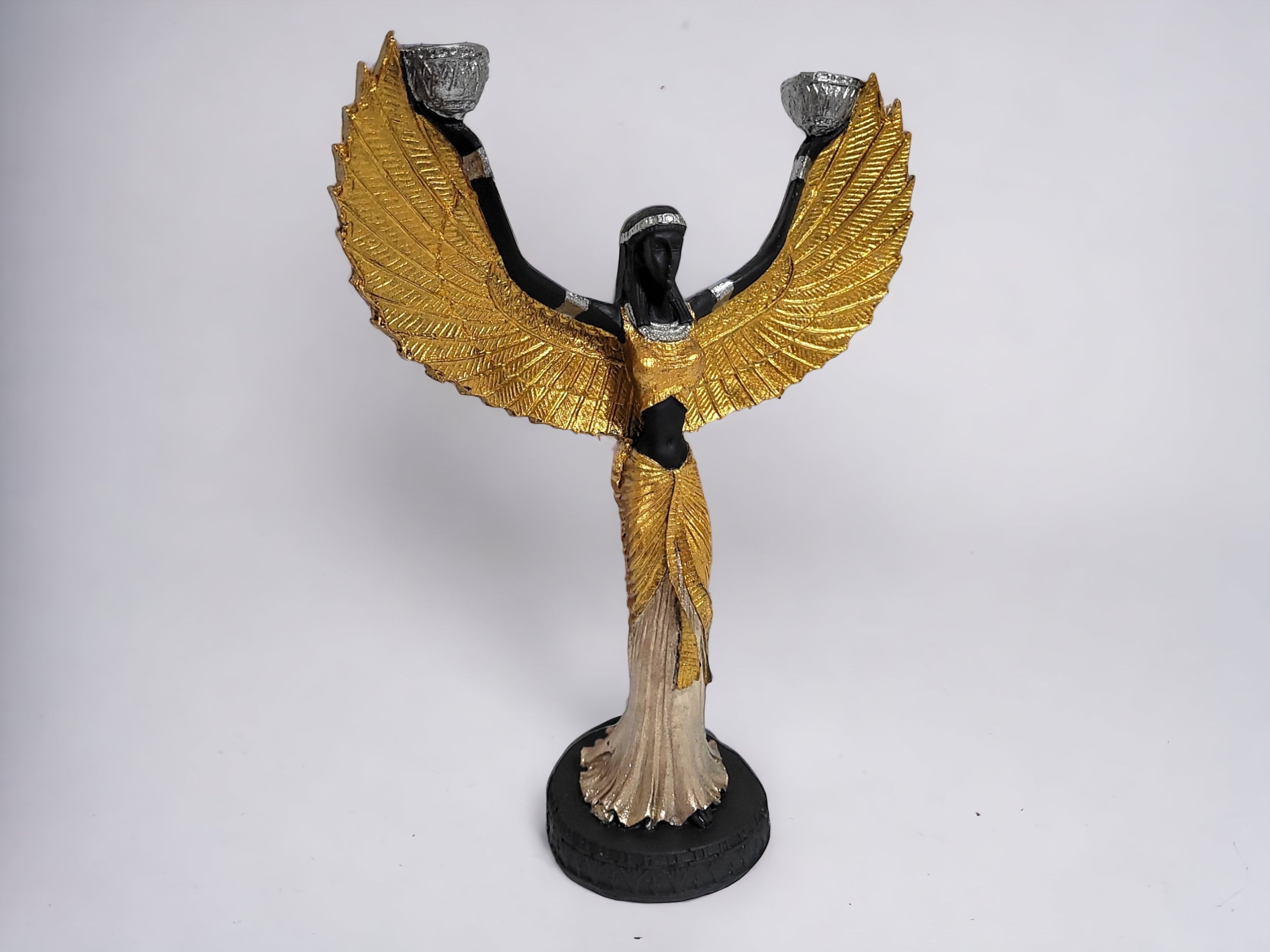 Estatua de la diosa egipcia Isis / Estatua de resina hecha a mano ...