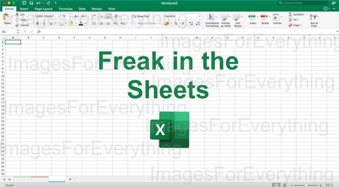 CUSTOMISEABLE Freak in the Sheets Digital File, Funny Excel Spreadsheet ...