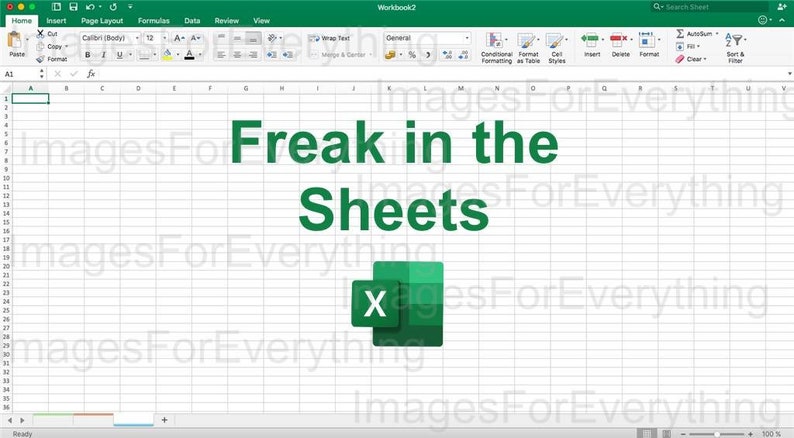 CUSTOMISEABLE Freak in the Sheets Digital File, Funny Excel Spreadsheet ...
