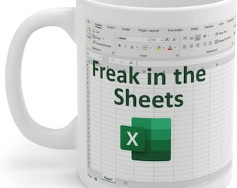Freak in the Sheets Digital File, Funny Excel Spreadsheet File ONLY ...
