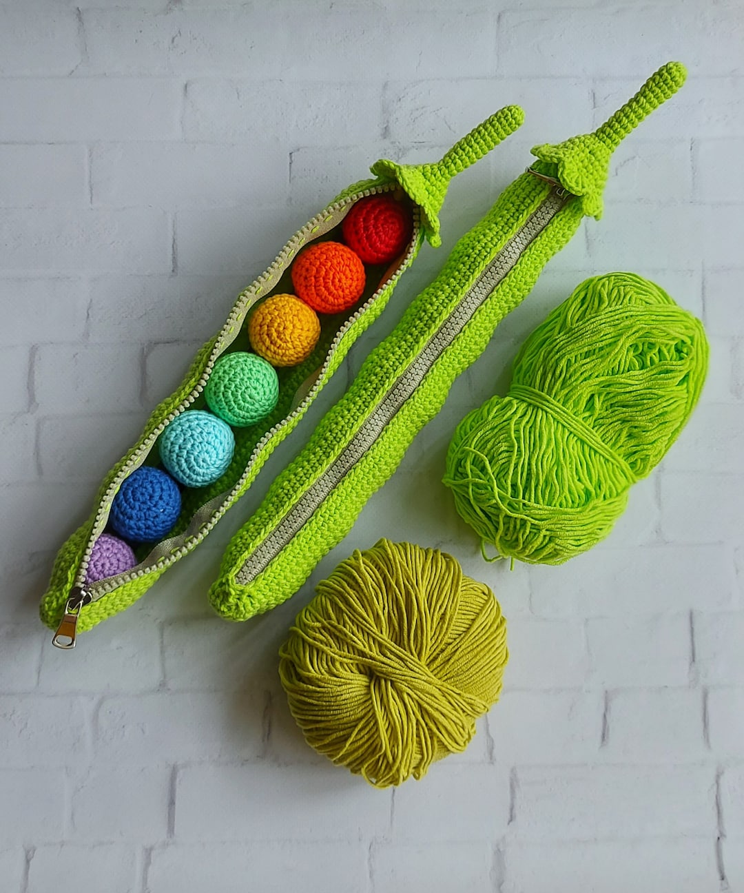 Gender Reveal Gift Crochet Pea Pot Handmade Gift Gender Reveal Party ...