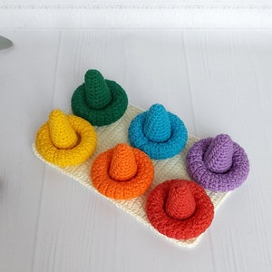 Crochet Pyramids Educational Toys Montessori Toys Preschool and School ...