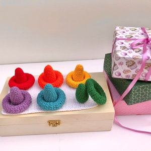 Crochet Pyramids Educational Toys Montessori Toys Preschool and School ...