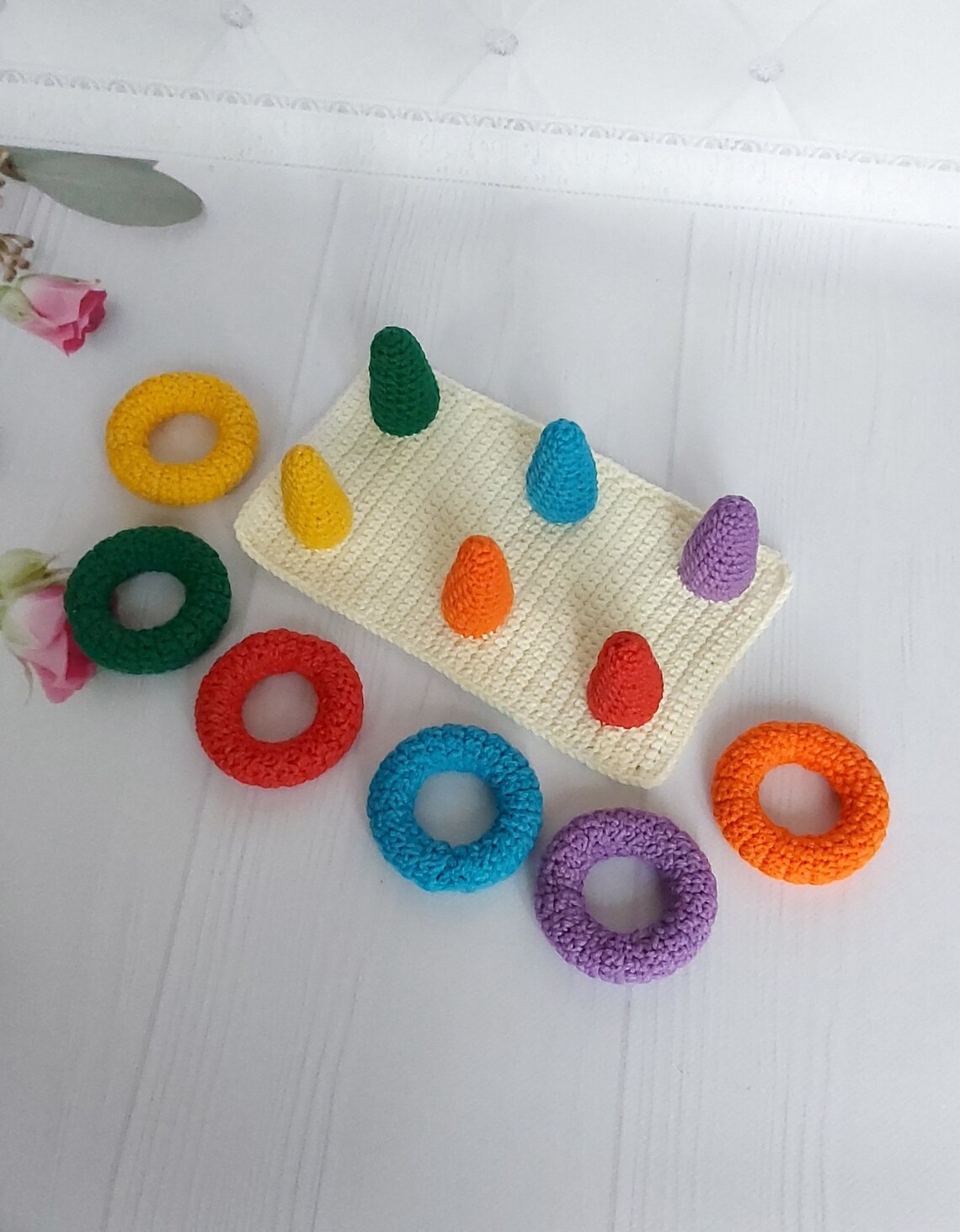 Crochet Pyramids Educational Toys Montessori Toys Preschool and School ...