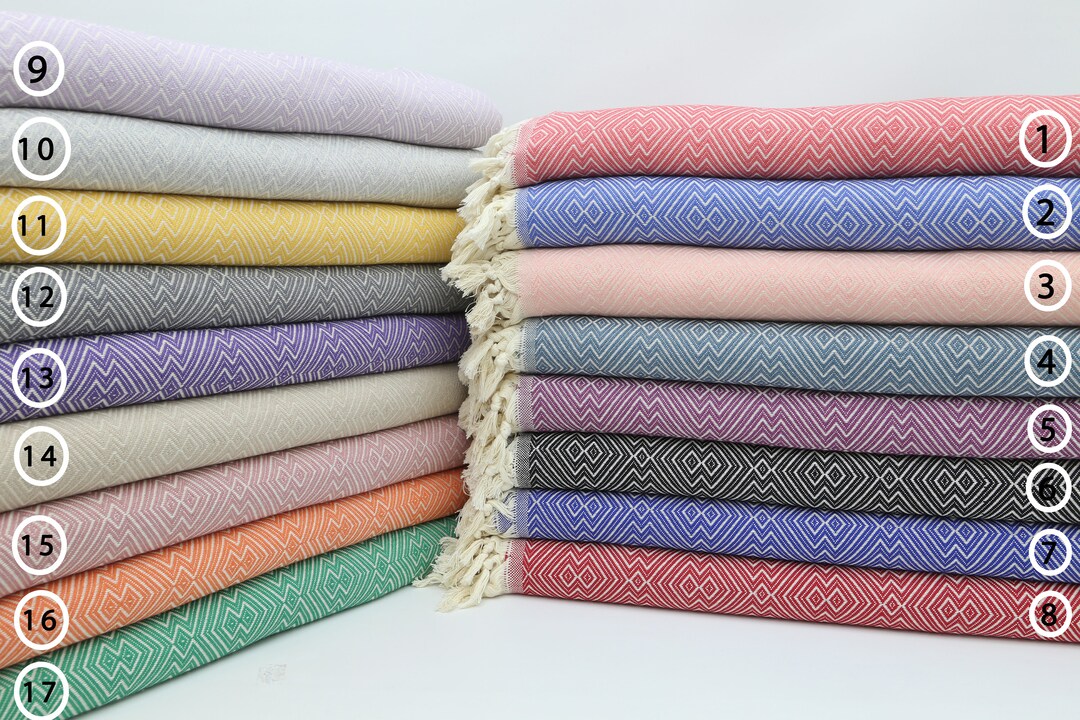 Turkish Blanket, Patterned Bedspread, 79x103, King Size Blanket ...