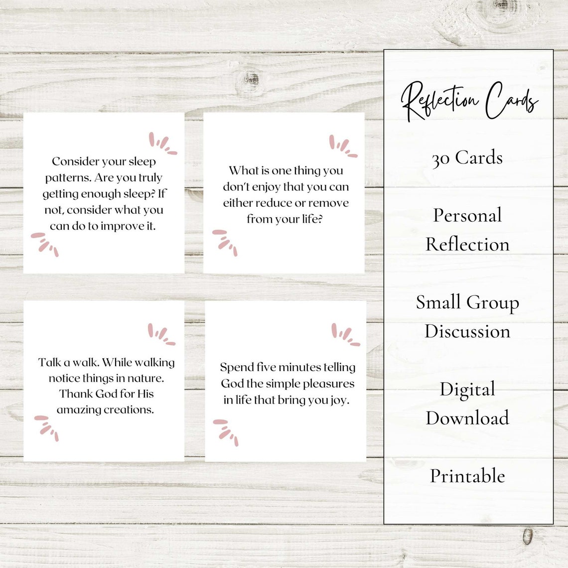 Daily Joy Reflection Cards, 30 Days of Questions, Scriptures and ...