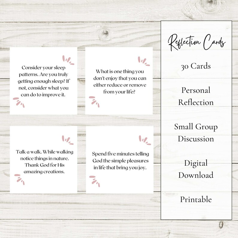 Daily Joy Reflection Cards, 30 Days of Questions, Scriptures and ...