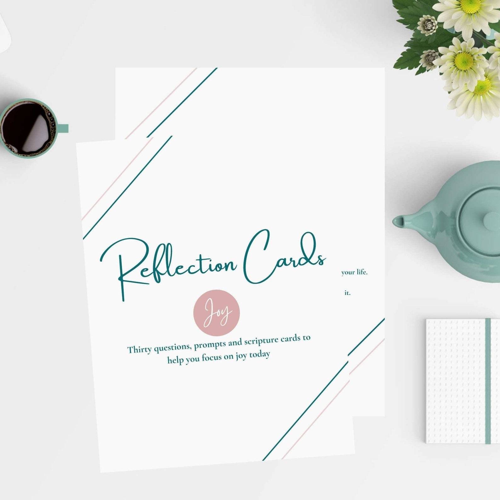 Daily Joy Reflection Cards, 30 Days of Questions, Scriptures and ...