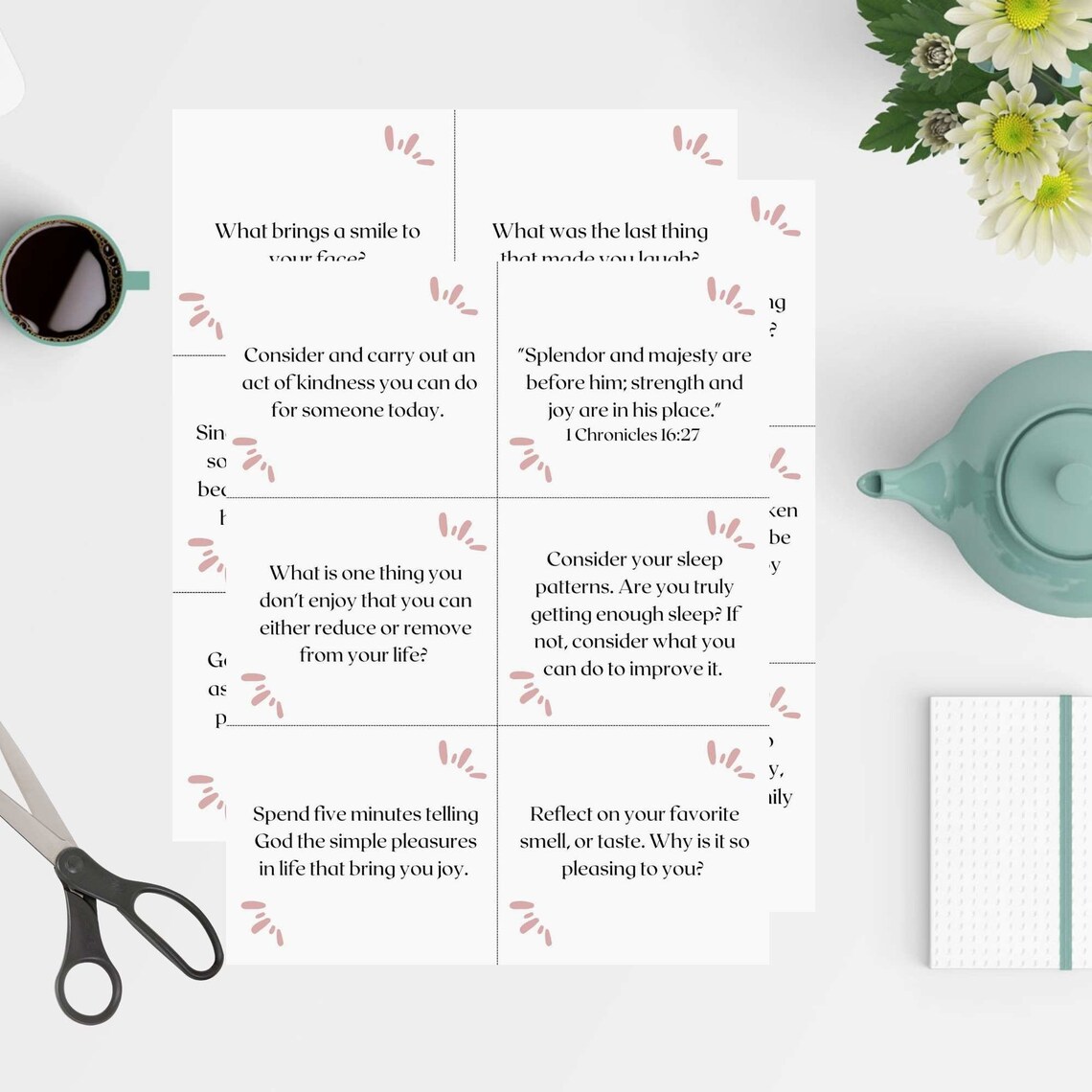 Daily Joy Reflection Cards, 30 Days of Questions, Scriptures and ...