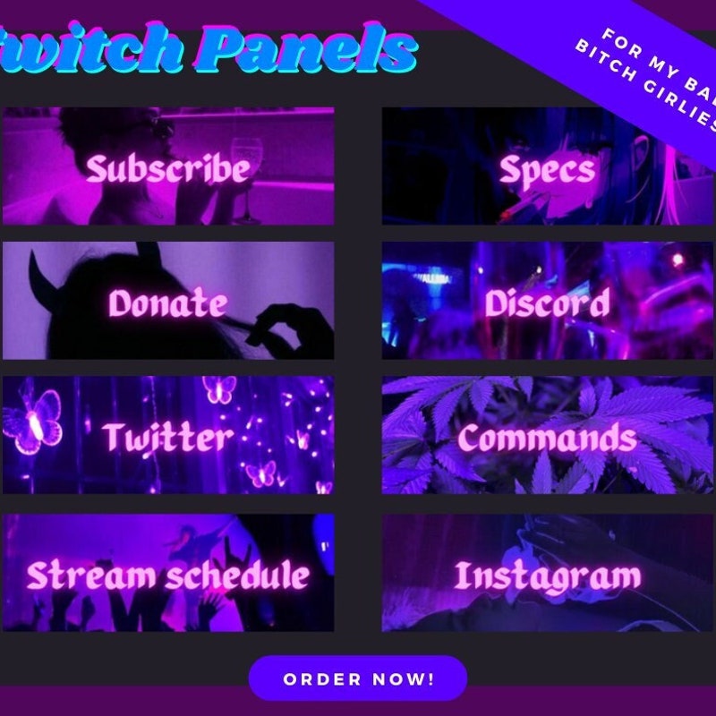 Purple Discord Banners - Etsy