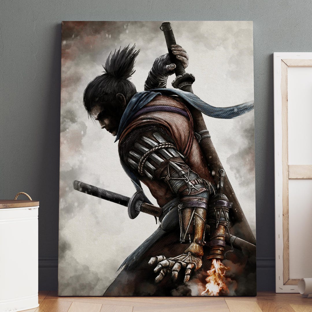 Sekiro Shadows Die Twice Poster / Isshin Ashina Wall Art / Game Print ...
