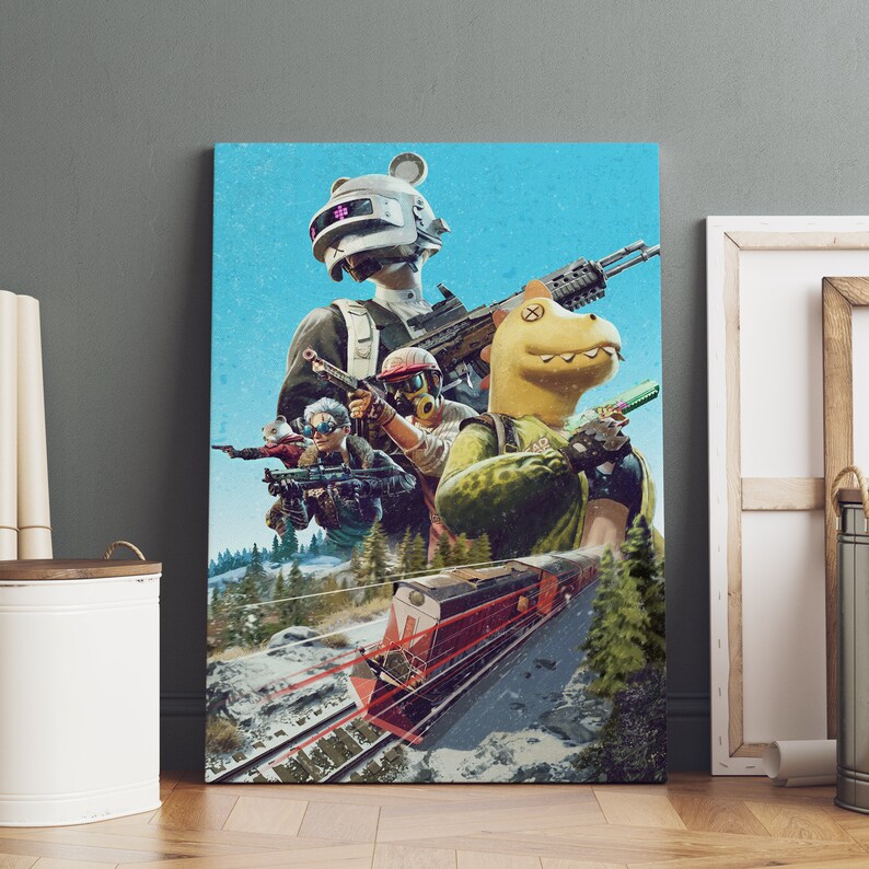 PUBG: Battlegrounds Poster Battle Royale Wall Art Premium - Etsy