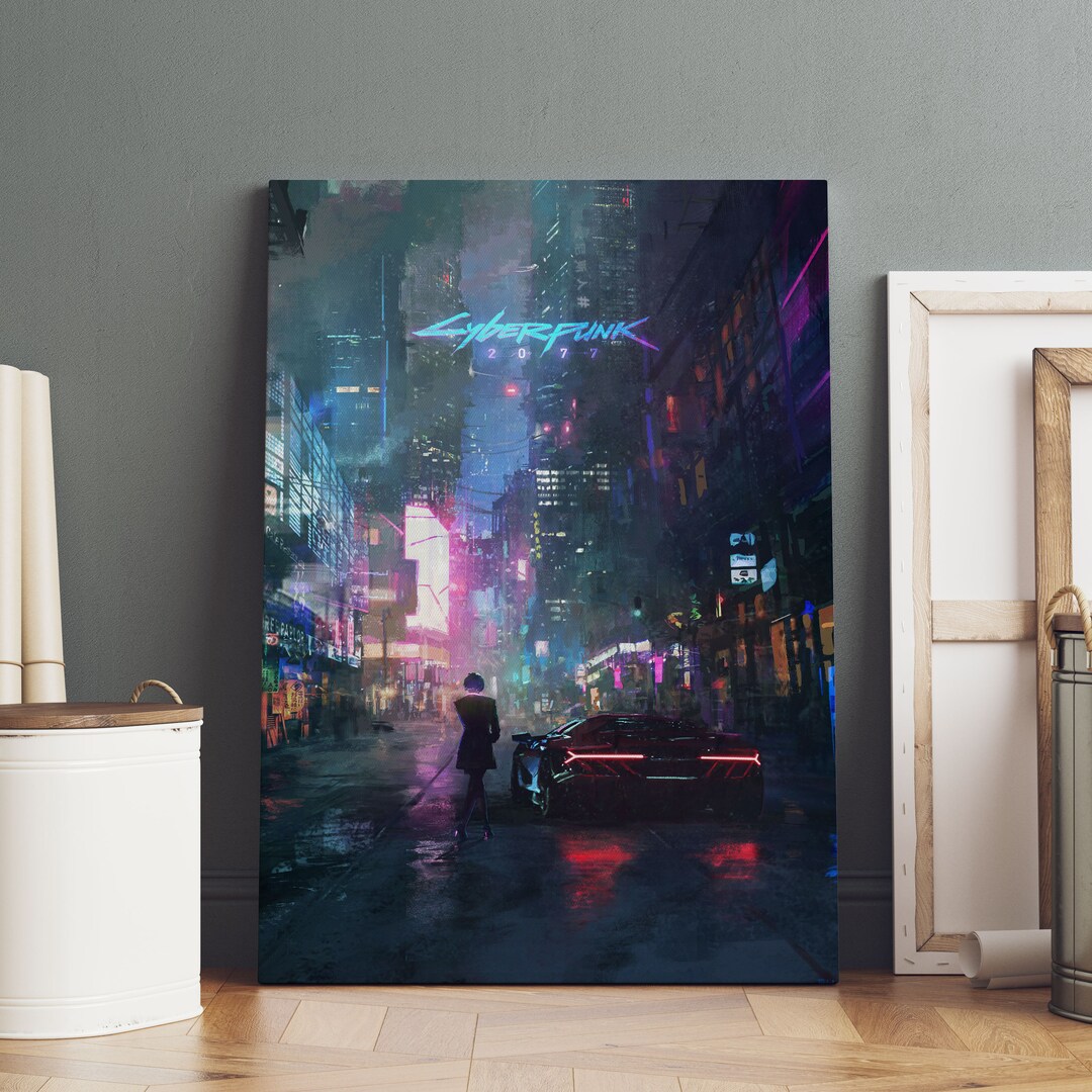Cyberpunk Futuristic City Poster, Neo Futuristic Wall Art, Premium ...