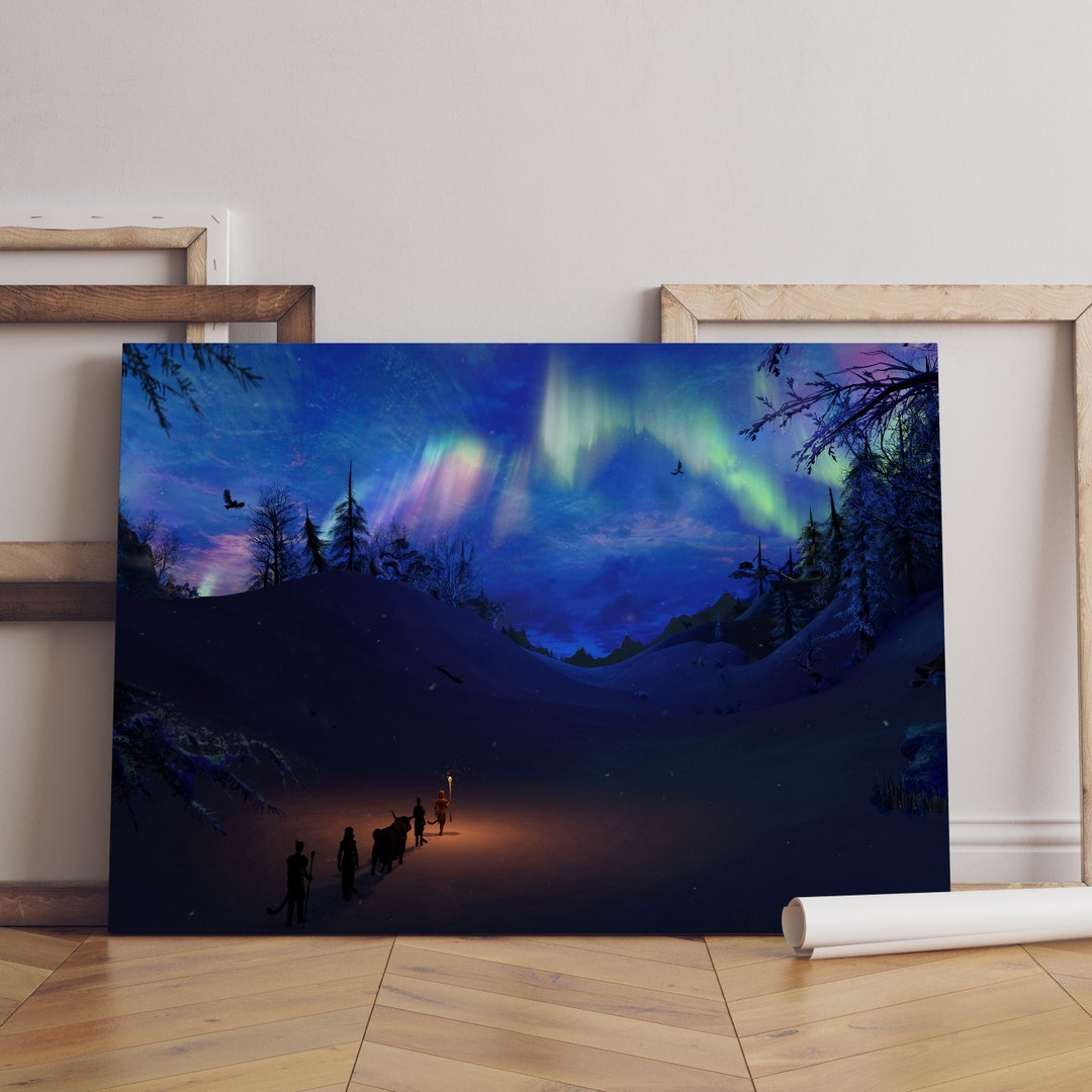 The Elder Scrolls V Skyrim Poster Dragonborn Wall Art - Etsy